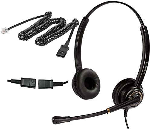 N/X Telephone Headset with Noise Cancelling Mic Compatible with Cisco IP Phones 7931 7940 7941 7942 7945 7960 7961 7962 7965 7970 7975 and More