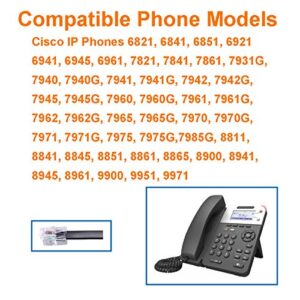 N/X Telephone Headset with Noise Cancelling Mic Compatible with Cisco IP Phones 7931 7940 7941 7942 7945 7960 7961 7962 7965 7970 7975 and More