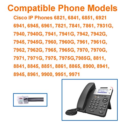 N/X Telephone Headset with Noise Cancelling Mic Compatible with Cisco IP Phones 7931 7940 7941 7942 7945 7960 7961 7962 7965 7970 7975 and More