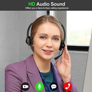 N/X Telephone Headset with Noise Cancelling Mic Compatible with Cisco IP Phones 7931 7940 7941 7942 7945 7960 7961 7962 7965 7970 7975 and More