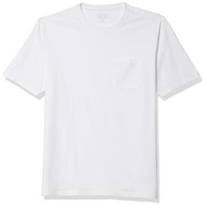 pendleton men's short-sleeve deschutes pocket t-shirt, white, sm