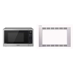 panasonic optional 27" trim kit for 1.2 cuft microwaves, stainless steel, nn-tk621ss