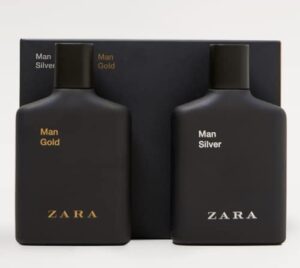 zara man gold + zara man silver edt 100 ml (3.4 fl. oz).