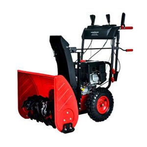 powersmart snow blower 24 inch 2-stage 212cc engine gas powered with electric start ps24