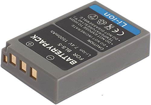 Battery and Charger for Olympus Pen E-PL1, E-PL2, E-PL3 Digital Camera