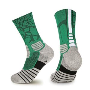 Disile Elite Basketball Socks, Cushioned Athletic Sports Crew Socks for Men & Women…