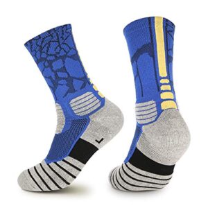 Disile Elite Basketball Socks, Cushioned Athletic Sports Crew Socks for Men & Women…