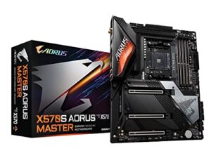 gigabyte x570s aorus master (amd/ x570s/ ryzen 5000/ atx/pcie 4.0/ sata 20gb/s/usb 3.2/ motherboard)