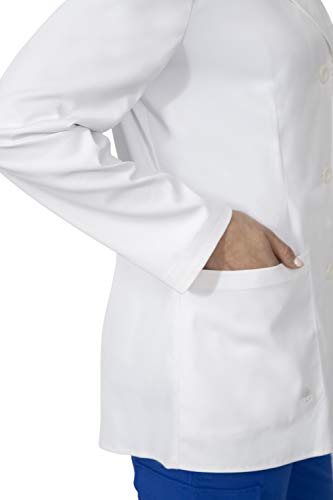 Healing Hands White Lab Coat 5 Pocket 5160 Flo Full Sleeve Women's Consult Lab Coat The White Coat Minimalist Collection White XL