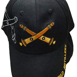 Trade Winds U.S. Army Field Artillery Military Cap U.S. Army Black Military HAT