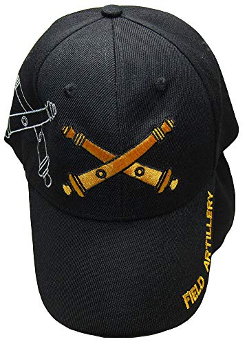 Trade Winds U.S. Army Field Artillery Military Cap U.S. Army Black Military HAT