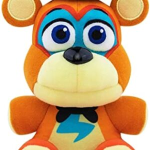 Funko Plush: Five Nights at Freddy's (FNAF) Pizza Plex-Glamrock Freddy Fazbear - FNAF Pizza Simulator - Collectible Soft Plush - Birthday Gift Idea - Official Merchandise - Stuffed