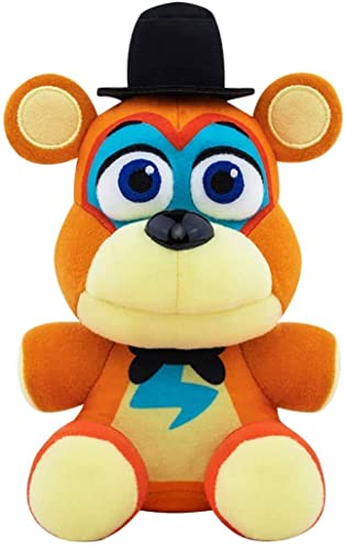 Funko Plush: Five Nights at Freddy's (FNAF) Pizza Plex-Glamrock Freddy Fazbear - FNAF Pizza Simulator - Collectible Soft Plush - Birthday Gift Idea - Official Merchandise - Stuffed