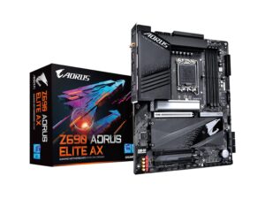 gigabyte z690 aorus elite ax (lga 1700/ intel z690/ atx/ ddr5/ quad m.2/ pcie 5.0/ usb 3.2 gen2x2 type-c/wifi 6/2.5gbe lan/gaming motherboard)