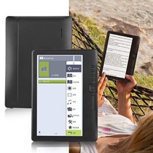 E-Reader, BK7019 Portable 7inch TFT LCD Waterproof Colorful Screen E-book Reader Integrated Body Ultra-clear Digital Book Read Built-in Music, Video, Photos, 2100mAh Battery Supports TF Card (8G )