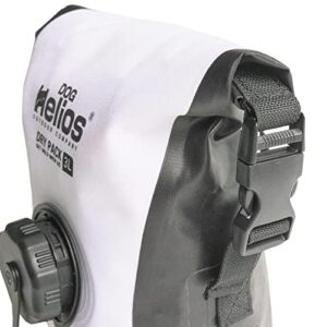 Dog Helios 'Grazer' Waterproof Outdoor Travel Dry Food Dispenser Bag, 3L, White