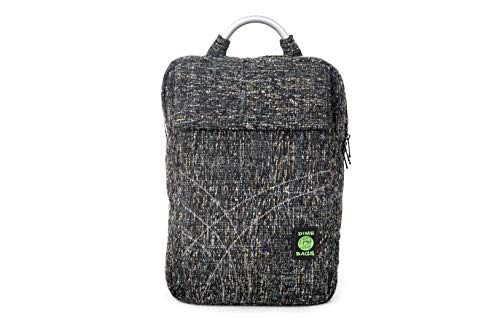 DIME BAGS Slab Bag Hemp Backpack with Padded Laptop Compartment and Secret Pocket (Concrete)