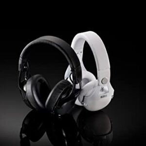 Korg Smart Noise Cancelling DJ Headphones, White NCQ1WH