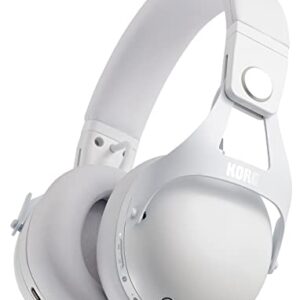 Korg Smart Noise Cancelling DJ Headphones, White NCQ1WH