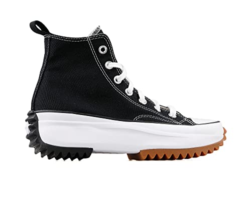 Converse Run Star Hike Hi Sneakers, Black/White/Gum, 9 US Women/7.5 US Men