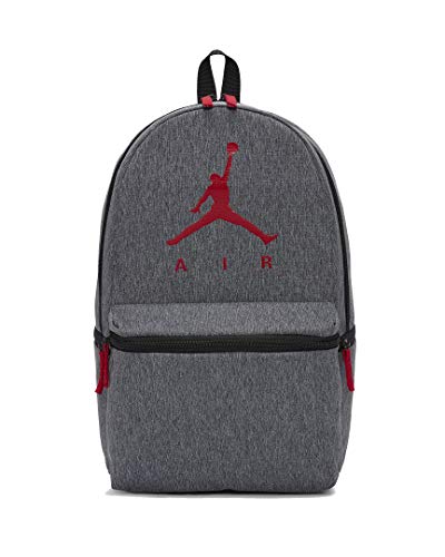 Nike Air Jordan Jumpman Backpack (One Size, Carbon Heather/Gym Red)