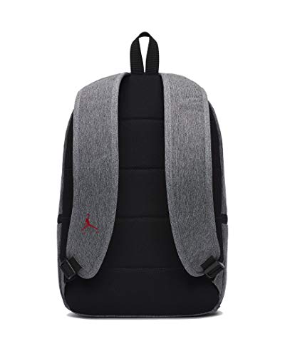 Nike Air Jordan Jumpman Backpack (One Size, Carbon Heather/Gym Red)