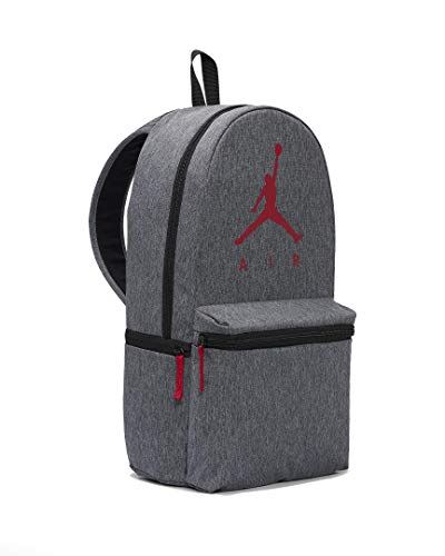 Nike Air Jordan Jumpman Backpack (One Size, Carbon Heather/Gym Red)