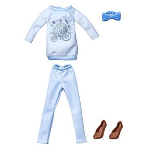 disney princess comfy squad fashion pack for cinderella doll, clothes for disney fashion doll inspired by ralph breaks the internet movie