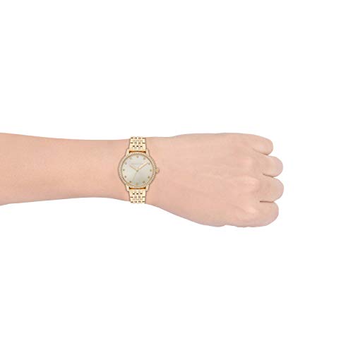 Michael Kors Women's Melissa Three-Hand Gold-Tone Stainless Steel Watch MK4368