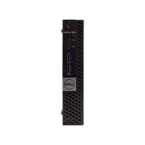 dell optiplex 7040 6th gen micro business desktop computer, intel quad core i5 6400t up to 2.8ghz, 16g ddr4, 256gb ssd, wifi,hdmi, dp, win 10 64-bit supports en/es/fr(ci5)(renewed)