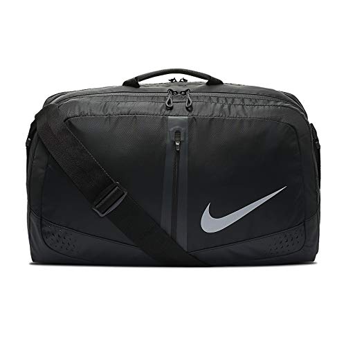 NIKE Run Duffel Bag 34 L, Unisex Running Bag, Black, NS