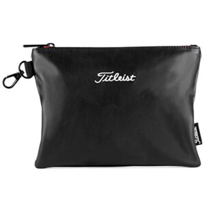 titleist travel gear professional zippered golf pouch black