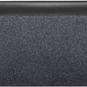 Lenovo Yoga Laptop Sleeve for 15-Inch Computer, Leather and Wool Felt, Magnetic Closure, Accessory Pocket, GX40X02934, Black