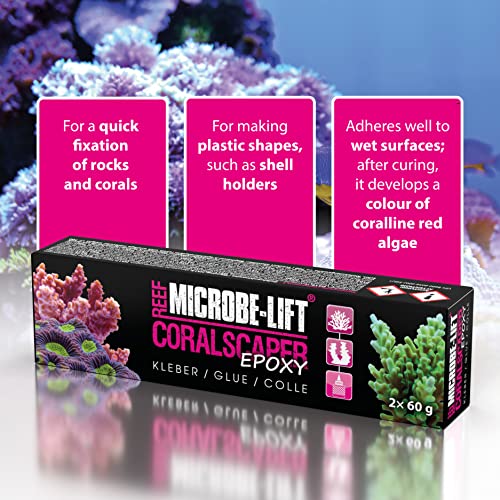 MICROBE-LIFT CSE120 Coralscaper Epoxy - 2K Coral Adhesive, 2 x 60 g, 120 g