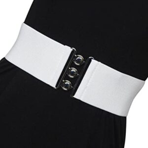 Ro Rox Retro Vintage Belt | Elastic Belt Women's Accessories | 50s Nurse Belt | Waist Belt For Women & Ladies