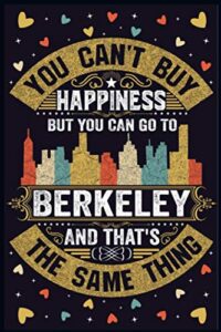 berkeley notebook: home city berkeley in california pride flag journal