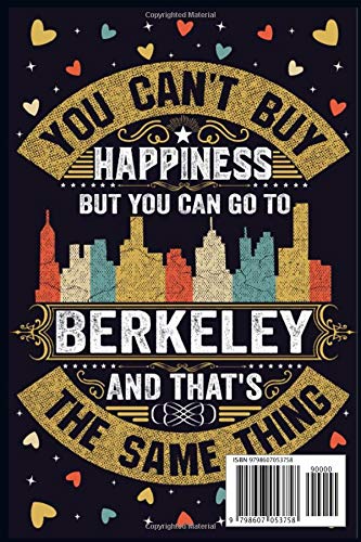 Berkeley Notebook: Home City Berkeley in California Pride Flag Journal