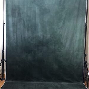 Kate 5×7ft Dark Green Portrait Backdrop Abstract Muslin Background for Photography Headshot Microfiber Photo Studio Props