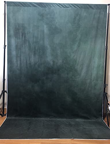 Kate 5×7ft Dark Green Portrait Backdrop Abstract Muslin Background for Photography Headshot Microfiber Photo Studio Props