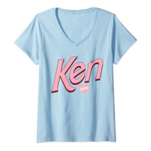 Barbie Valentines Ken Love V-Neck T-Shirt