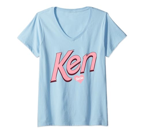 Barbie Valentines Ken Love V-Neck T-Shirt