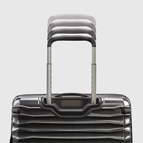 Samsonite Stryde 2 Hardside Expandable Luggage with Spinners, Brushed Graphite, Checked-Large Glider