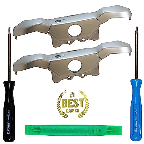 SOSS GAMING® 2023 Upgraded Bumpers Replacement Kit - Ultra Durable Version - Comes with T6 T8 Screwdriver Repair and Fix - For Xbox One Elite Series 1 Controllers - LB RB Button Triggers Parts