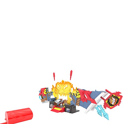 Boom City Racers - Fireworks Factory - 3 in 1 Transforming Playset - Rip, Race, Explode | Includes Exclusive Collectible Car - Thrilling Fun, Engaging Play