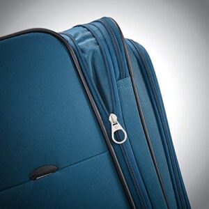 Samsonite Ascella X Softside Expandable Luggage with Spinners, Teal, Carry-On 20-Inch