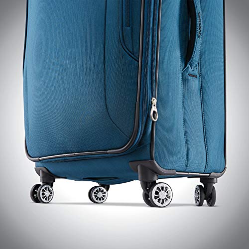 Samsonite Ascella X Softside Expandable Luggage with Spinners, Teal, Carry-On 20-Inch