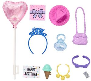 barbie storytelling birthday party accessories fashion pack playset ~ ghx36