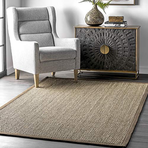 NuLOOM Elijah Farmhouse Seagrass Area Rug, 3' x 5', Brown