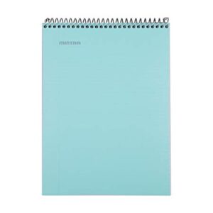 Mintra Office TOP BOUND Durable Spiral Notebooks (Lavender, Salmon, Sage Green, College Ruled 3pk)