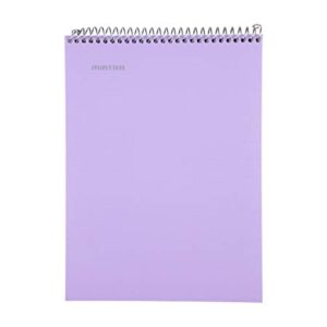 Mintra Office TOP BOUND Durable Spiral Notebooks (Lavender, Salmon, Sage Green, College Ruled 3pk)